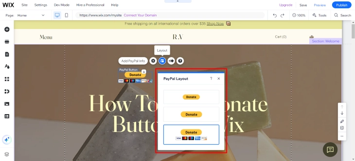 How To Add Donate Button On Wix | Wiksit